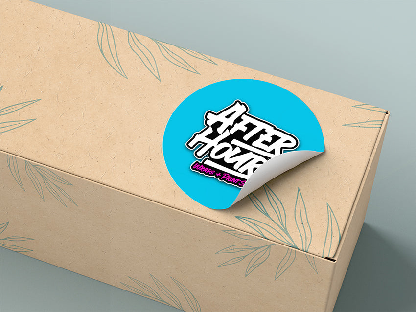 Round Stickers – After Hours Design